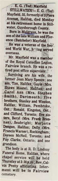 Miscellaneous Obituaries